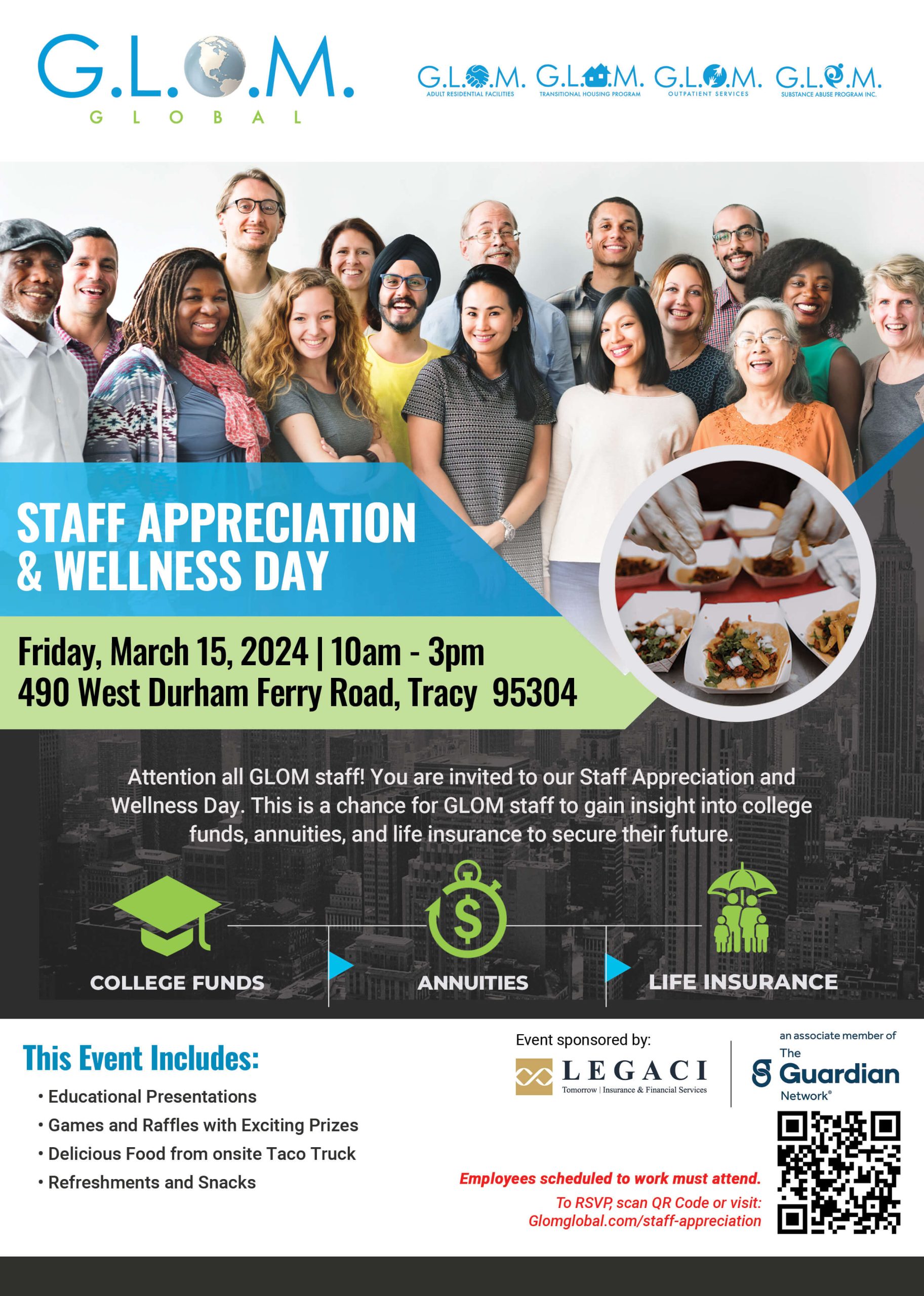 Staff Appreciation Day - GLOM Transitional Housing Programs